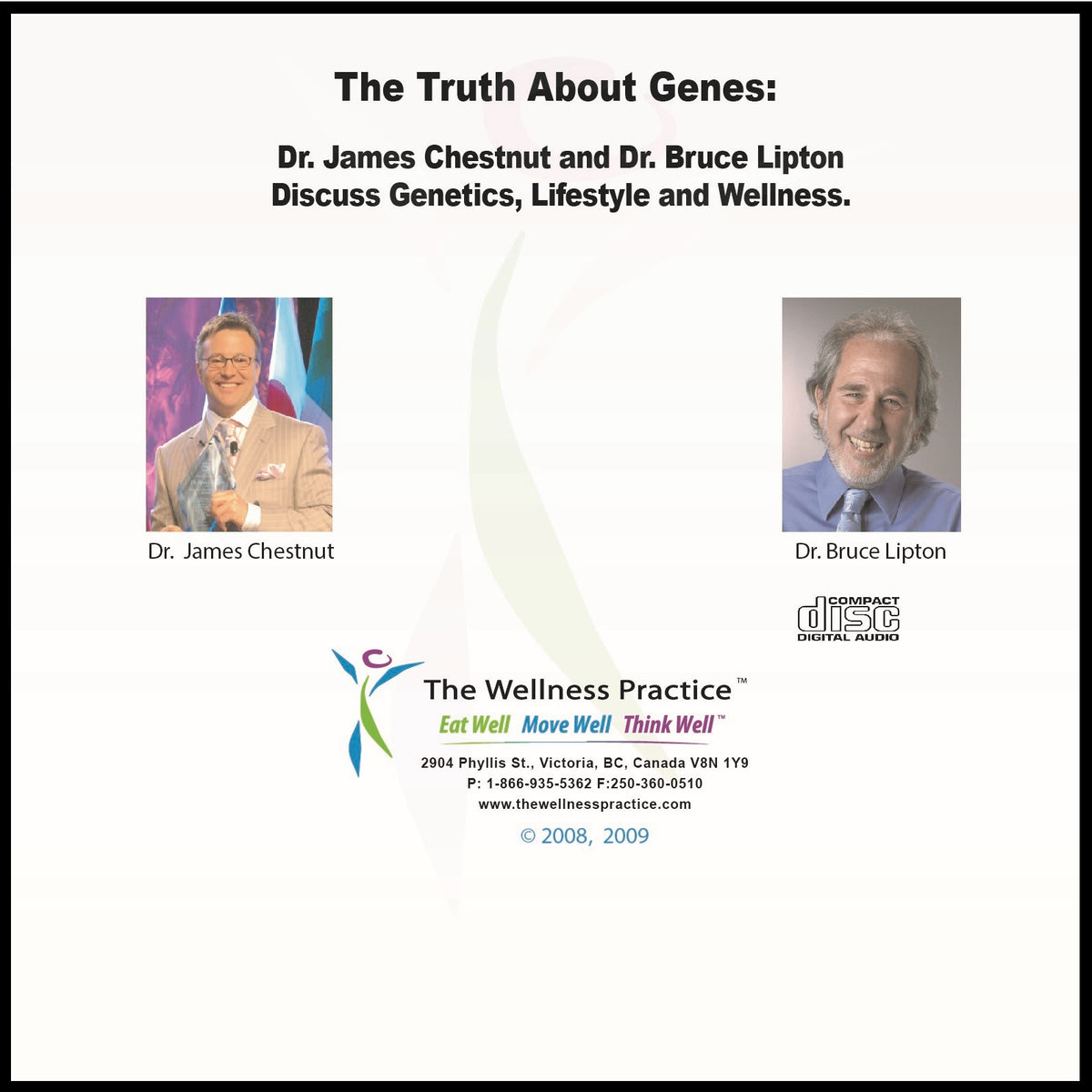 Audio CD - The Truth About Genes: Dr. James Chestnut and Dr. Bruce Lip ...